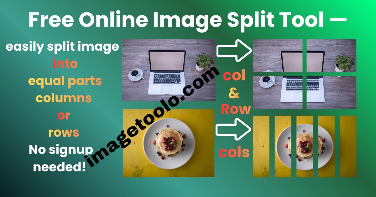 Free Online Image Splitter – Split Images into Multiple Parts Easily